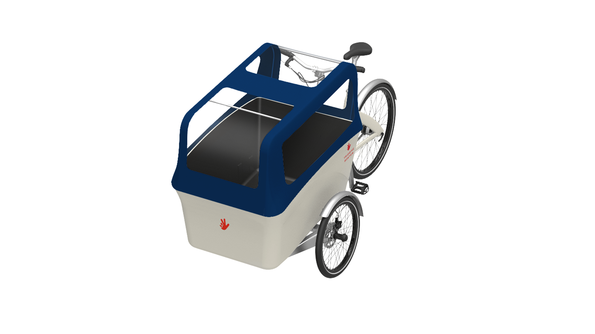 Tente de pluie 4 enfants pour triporteur Triobike Boxter